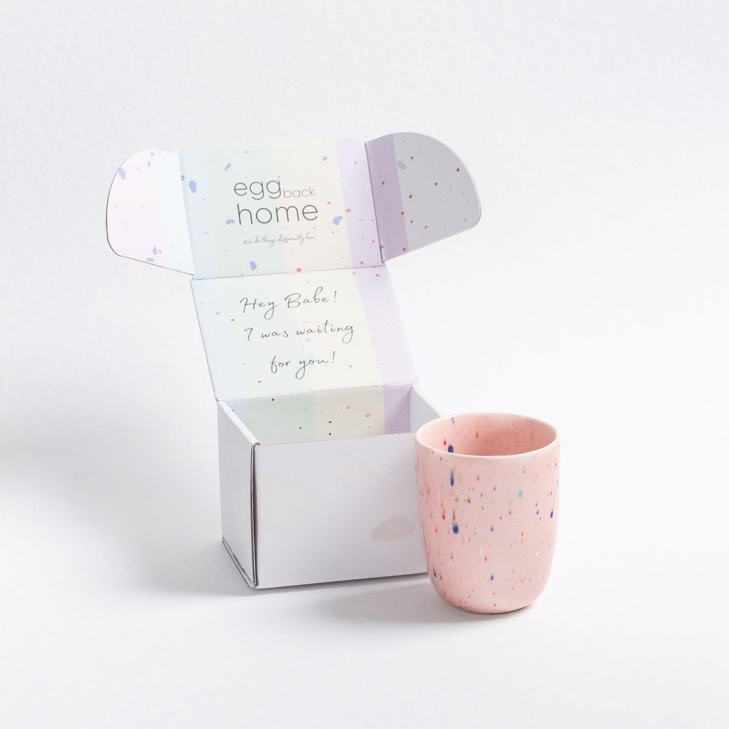 Blue Pea Haze Cup | Medium Cup Blue 300ml | Egg Back Home