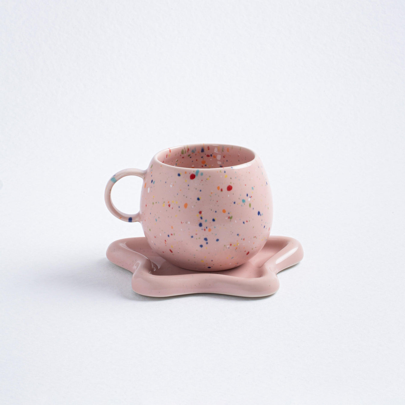 stoneware pink ball mug 500ml | new party – Egg Back Home